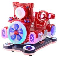 China Metal Acrylic Airplane Electric Coin Operated Kiddie Ride For Amusement Park for sale