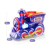 China Plastic Coin Operated Kiddie Ride Train Airplane Kids Machine Customized for sale