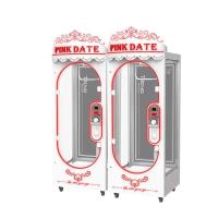 China Coin Pusher Indoor Dolls PINK DATE 3S Crane Games Arcade Push Prize Toy Vending Gift Claw Scissor Prize Machine for sale