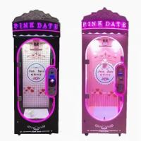 China Coin Pusher Indoor Dolls PINK DATE 3S Crane Games Arcade Push Prize Toy Vending Gift Claw Scissor Prize Machine for sale