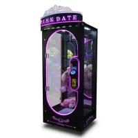 China Amusement Game Center Pink Date Cut Prize Machine Coin Operated Big Toy Gift Vending for sale