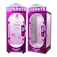 China Amusement Game Center Pink Date Cut Prize Machine Coin Operated Big Toy Gift Vending for sale