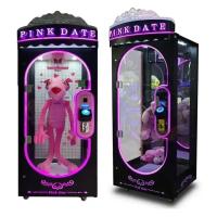 China Amusement Game Center Pink Date Cut Prize Machine Coin Operated Big Toy Gift Vending for sale