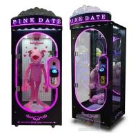 China Coin Pusher Pink Date Arcade Claw Machine Prize Cutting Gift Game Machine Age 8 Years for sale
