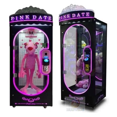 China Coin Pusher Pink Date Arcade Claw Machine Prize Cutting Gift Game Machine Age 8 Years for sale