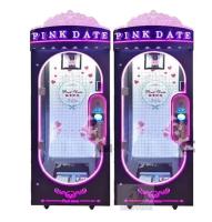 China Coin Pusher Pink Date Arcade Claw Machine Prize Cutting Gift Game Machine Age 8 Years for sale
