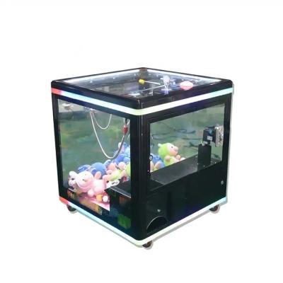 China Customize Mini Toy Crane Game Metal Acrylic Age 8 Years Mini Rubik Cube Coin Operated for sale