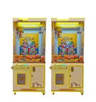China 1 Player Metal Acrylic Plastic Coin Operated Vending Machine Claw Crane Game Doll Machine for sale