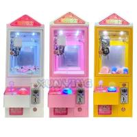 China Tabletop Arcade Claw Crane Machine Custom Mini Coin Operated Plush Dolls Vending Game for sale