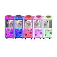 China Metal Acrylic Plastic 60KG Capacity Coin Operated Claw Crane Vending Machine for Kids for sale