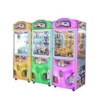 China Metal Acrylic Plastic 60KG Capacity Coin Operated Claw Crane Vending Machine for Kids for sale