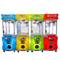 China Black Coin Operated Crane Plush Toy Doll Super Claw Machine Stuffed Toy Game Machine for Amusement Game Center for sale