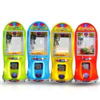 China W45*D55*H134cm Black Coin Operated Super Box Mini Crane Claw Machine for Mall Arcade for sale