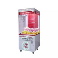 China Metal Acrylic Catcher Dolls Games Machine Coin Operated Toy Arcade Crane Claw Machine for sale