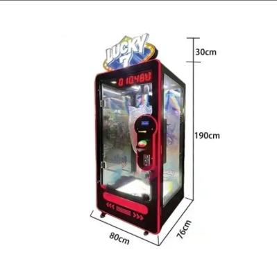 China Popular Arcade Coin Operated Games Lucky 7 Cut Prize Game Claw Machine with Picture for sale