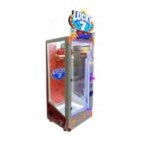 China Popular Arcade Coin Operated Games Lucky 7 Cut Prize Game Claw Machine with Picture for sale