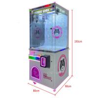 China Automatic Clip Gift Game Machine Metal Acrylic Plastic Coin Operated Toy Crane Claw for sale