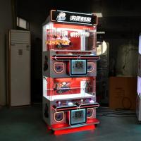 China Luxury 4 Players Coin Operated Toy Claw Crane Grabber Machine with Bill Acceptor for sale