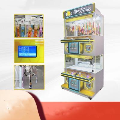 China EU/US/UK/AU Plug Coin Operated Arcade Machine Toy Claw Crane Machine with Picture for sale