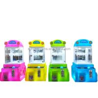 China Small Dolls Vending Mini Toy Claw Machine 30KG Metal Acrylic Coin Operated Arcade Games for sale