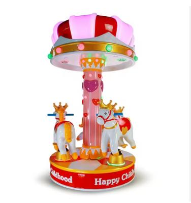 China 3 Seats Coin Operated Carousel Kiddie Ride Horse Game Machine 6r/Min  Max.Rotating Speed for sale