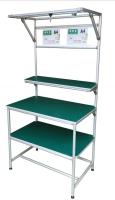 China Anti Static Leather Industrial Manufacturing Assembly Workstations Systems Wire Rod Table for sale
