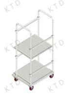 China Class III Pallet Industrial Trolley Aluminium Tube Made Of Vertical Trolleybus for sale