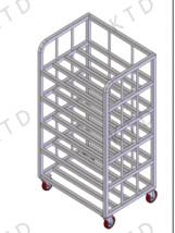 China Vertical Trolleybus Industrial Trolley Divider Load Capacity Less Than 100kg for sale