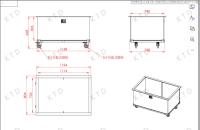 China Packing Material Recycle Collect Trolley SUS201 With 4