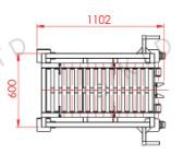 China AGV Temporary Industrial Storage Trolley With 6