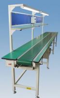 China Unilateral Independent Workbench Assembly Line Belt Conveyor with Wide Adaptability PVC Conveyor Belts for sale
