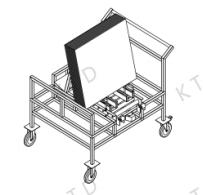 China Trolley-Get on the PIN workstation vehicle for sale