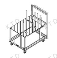 China Laser Automatic Board Feeding Vehicle 100kg Load Capacity for sale