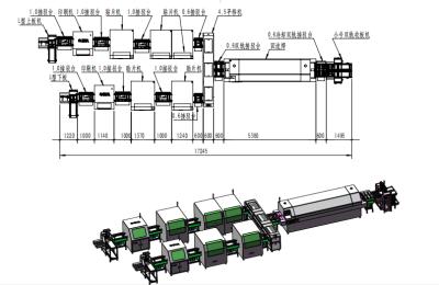 China Dual-track parallel SMT patch soldering production line (Type I board mounting + dual-track printing patch + reflow soldering type) for sale