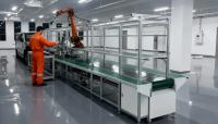 China ESD Belt Material Manual Plug Line with 100-120kg Loading Capacity for Automated Production for sale