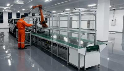 China ESD Belt Material Manual Plug Line with 100-120kg Loading Capacity for Automated Production for sale