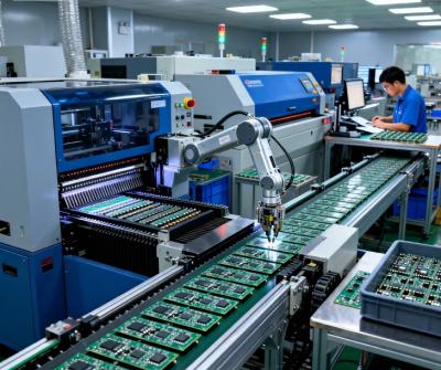 China PCB Intelligent dispensing and mounting integrated production line (Consumer Electronics mass production type) for sale