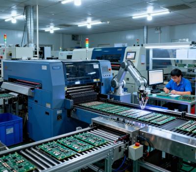 China PCB Intelligent solder paste printing and mounting production line (Industrial electronics mass production type) for sale