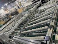 China Automated Production Lines Featuring Gravity Flow Roller Rack with Plastic or Steel Rollers for Versatile Load Capacities for sale