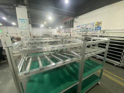 China Automated Production Lines Featuring Gravity Flow Roller Rack with Plastic or Steel Rollers for Versatile Load Capacities for sale