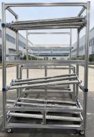China Steel Gravity Flow Racking System , Roller Conveyor Racks For Material Handling And Smooth Product Transport In Industrial Applications for sale