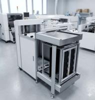 China SMT PCB Buffer Machine AMB-11 Series  Automatic Turnover Box Cache Loader and Unloader with SMEMA Interface for Electronics Assembly Line for sale