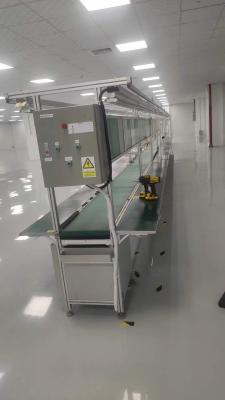 China Precision Assembly Line Belt Conveyor featuring smooth belt movement and accurate product positioning for assembly tasks for sale