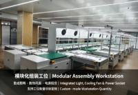 China Double Speed Chain Circulation Assembly Line, Custom Automatic Return Conveyor Production Line for sale
