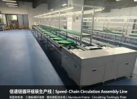 China Double Speed Chain Circulation Assembly Line, Custom Automatic Return Conveyor Production Line for sale