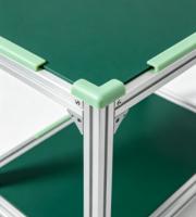 China 2‑Tier Aluminum Profile ESD Anti‑Static Material Trolley For SMT Electronics Workshop for sale
