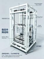 China Automatic Tooling Plate Vertical Lifter | Pallet Buffer Elevator for Assembly Production Line for sale