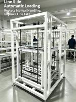 China Automatic Tooling Plate Vertical Lifter | Pallet Buffer Elevator for Assembly Production Line for sale