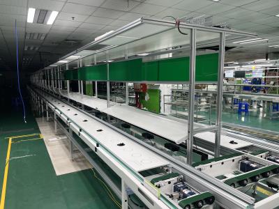 China Custom Double Speed Chain Conveyor Assembly Line, Anti-static Circulating Production Line for sale