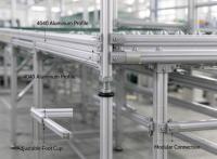 China Aluminum Profile Anti-static Manual Roller Ball Transfer Assembly Line for sale
